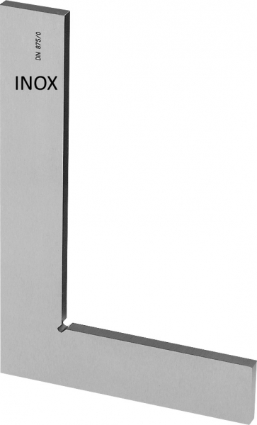 Kotnik ključavničarski INOX razred točnosti 0