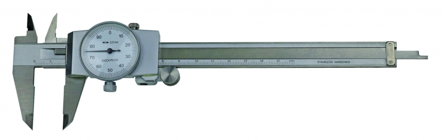 Merilo pomično z merilno uro in valjem DIN 862 | almo.si