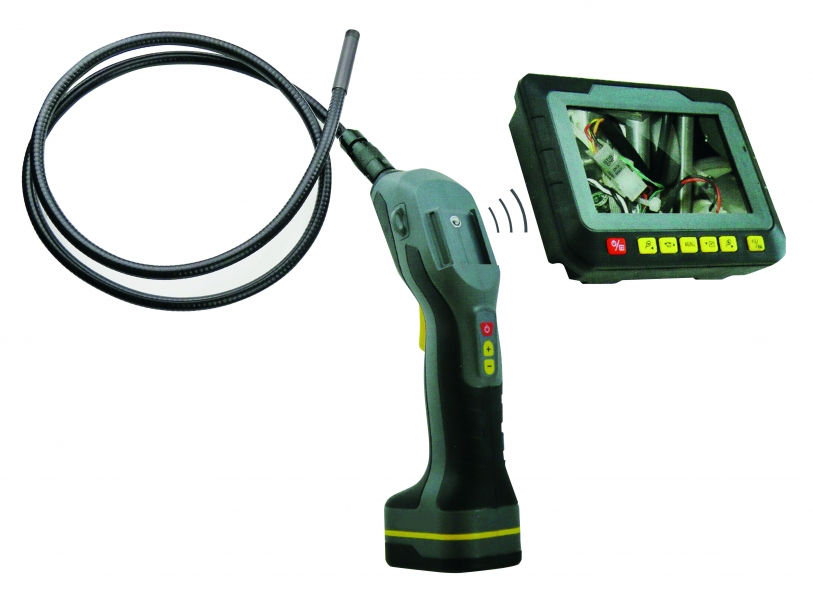 Endoskop foto/video s snemljivim brezžičnim 5" barvnim LCD monitorjem