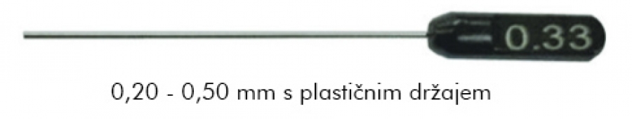 Merilni trni +/-0.002 mm iz specialnega jekla KOMPLET | almo.si